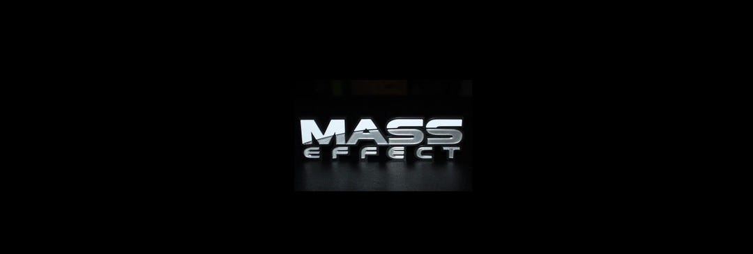 Mass Effect Video Game 3D Printed Logo Sign Wall Desk Shelf Art - Etsy