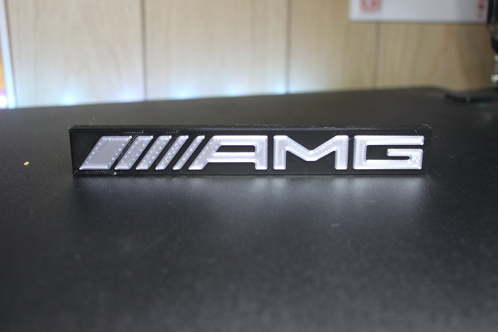 Mercedes AMG Logo 3D Printed Logo Art - Etsy