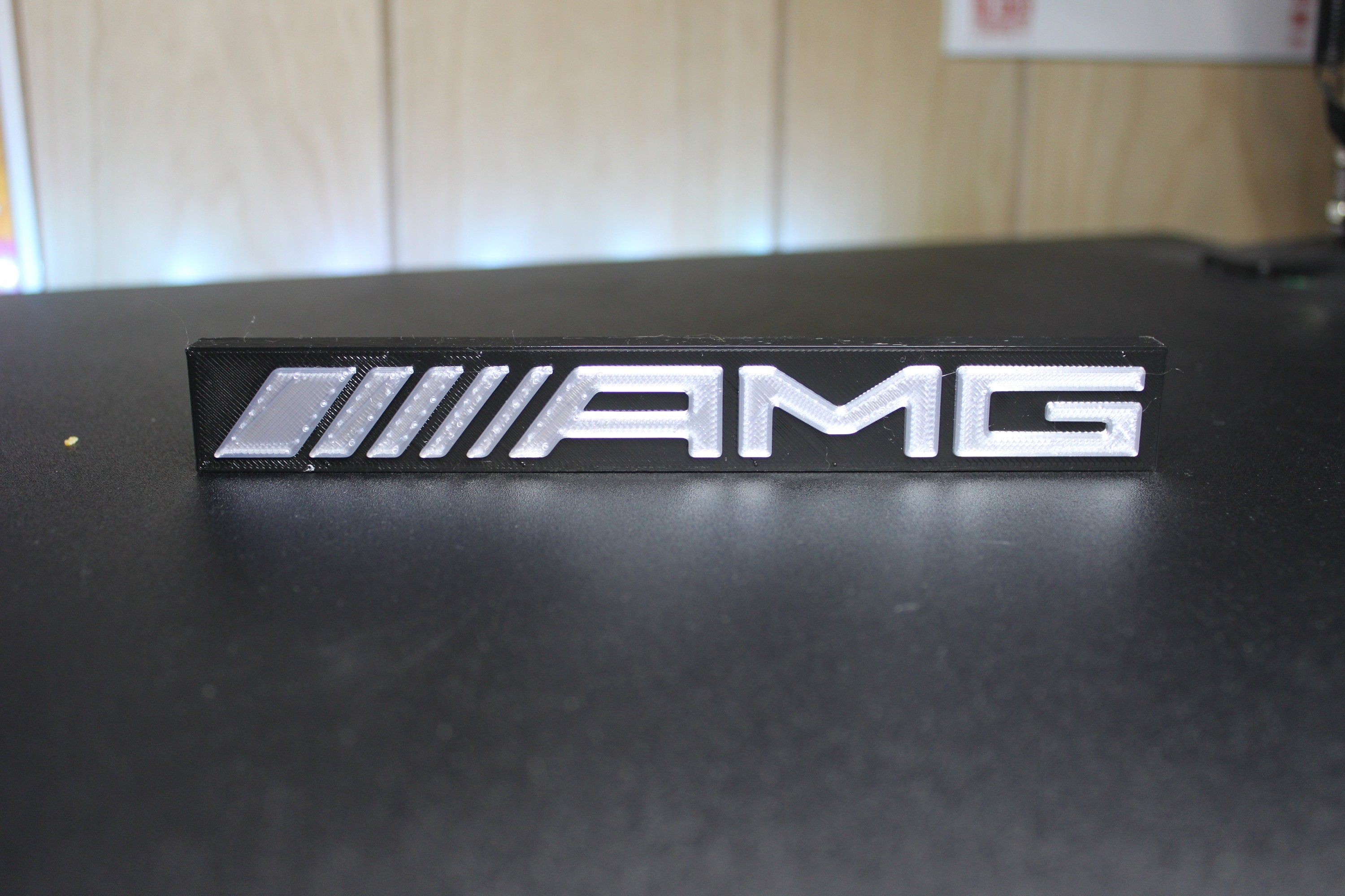 Mercedes AMG Logo 3D Printed Logo Art - Etsy