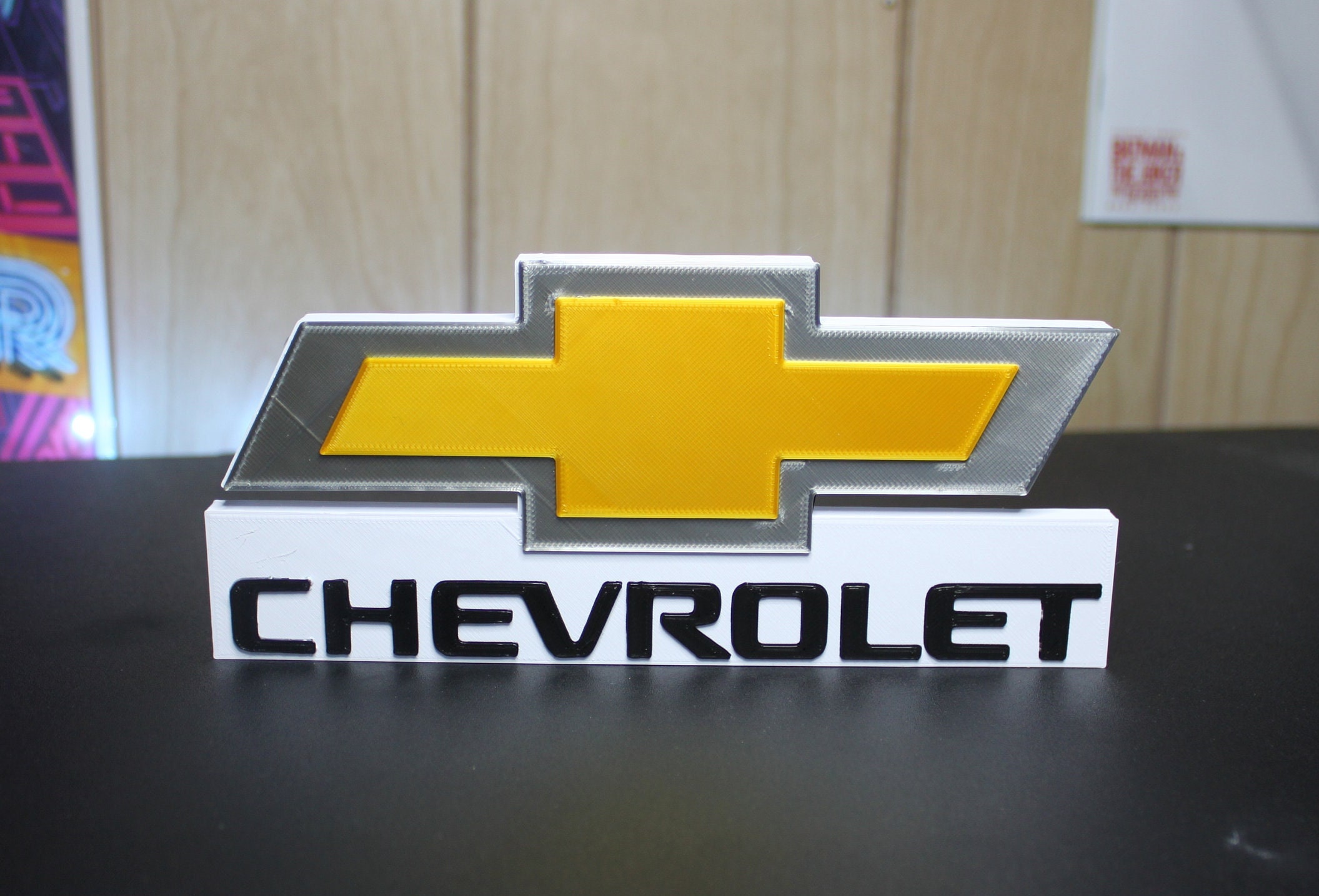 Chevrolet 3D Printed Logo Art - Etsy