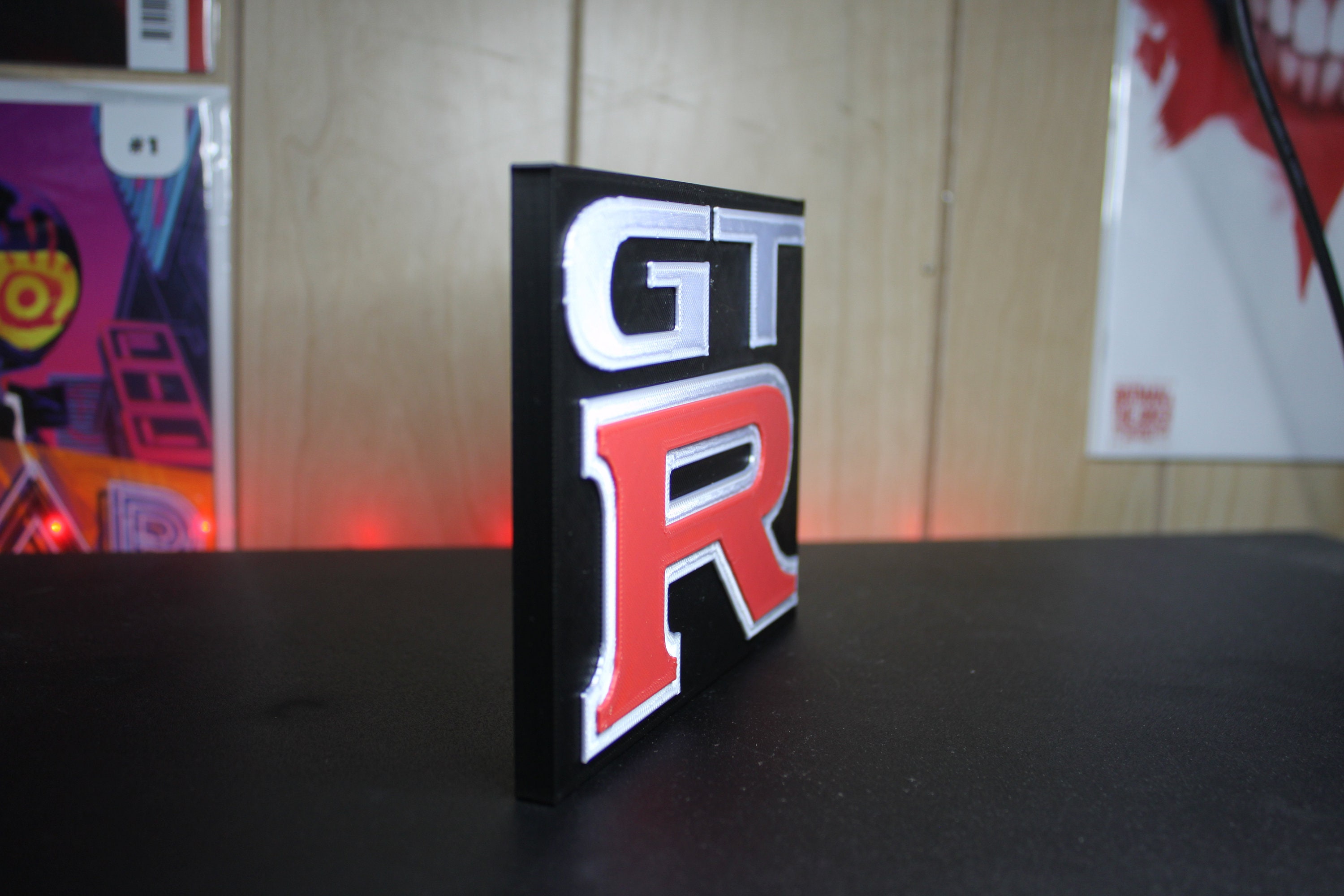 Nissan GTR 3D Printed Logo Art - Etsy