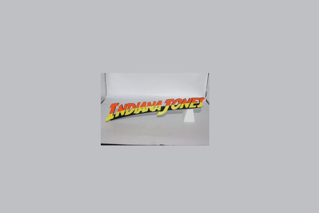 Indiana Jones 3D Printed Logo Sign Wall Desk Shelf Art - Etsy UK
