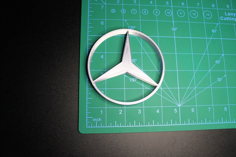 Mercedes 3D Printed Logo Art - Etsy