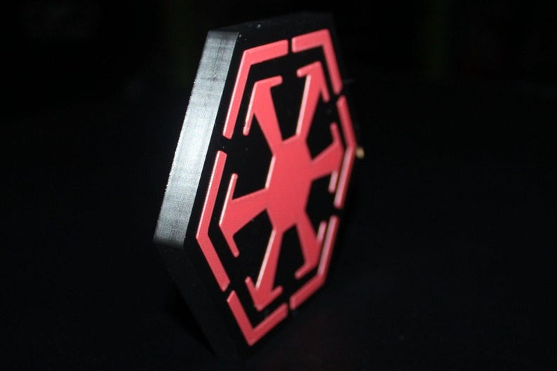 Sith Empire Emblem 3D Printed Logo Sign Wall Desk Shelf Art - Etsy
