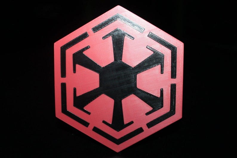 Sith Empire Emblem 3D Printed Logo Sign Wall Desk Shelf Art - Etsy