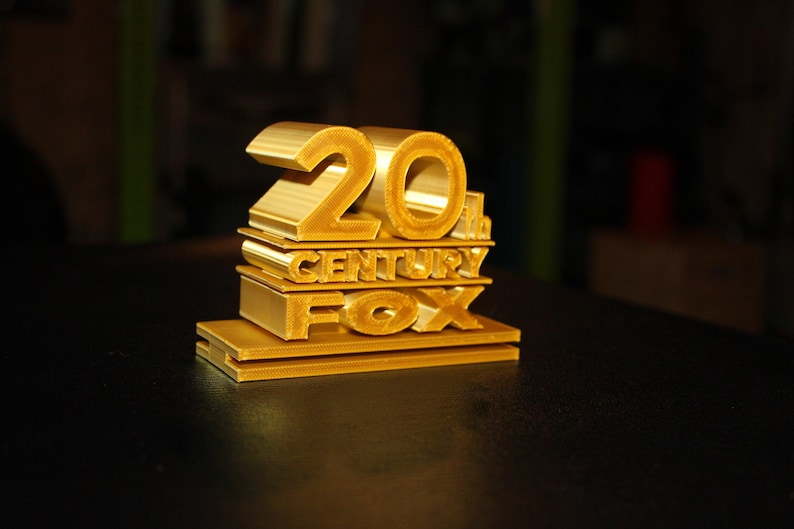 20th Century Fox 3D Printed Logo Sign Wall Desk Shelf Art - Etsy