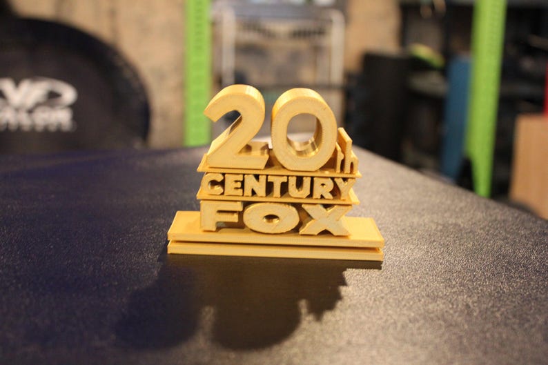 20th Century Fox 3D Printed Logo Sign Wall Desk Shelf Art - Etsy