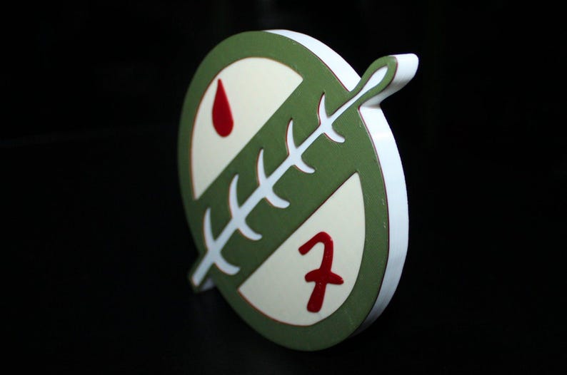 Boba Fett Mandalorian Crest 3D Printed Logo Sign Wall Desk Shelf Art - Etsy