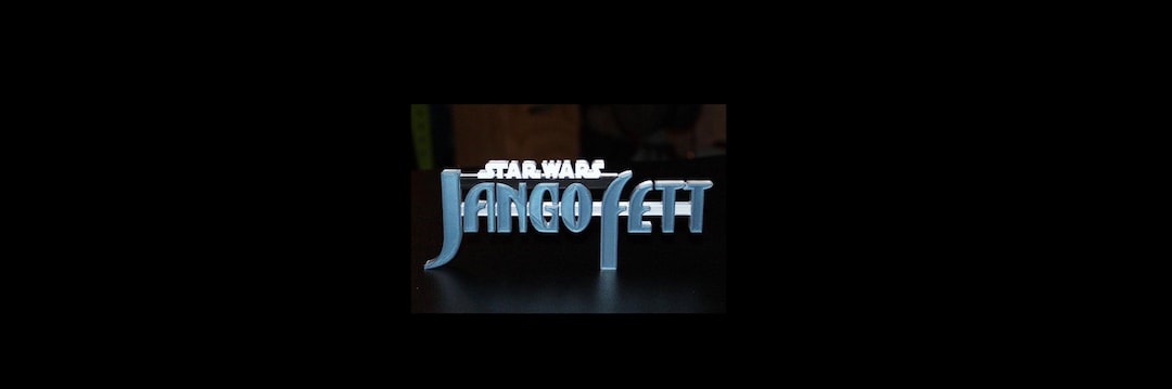 Jango Fett 3D Printed Logo Sign Wall Desk Shelf Art - Etsy