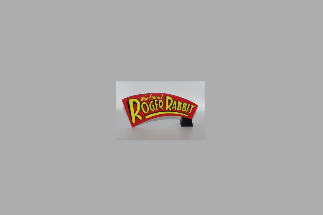 Who Framed Roger Rabbit 3D Printed Logo Sign Wall Desk Shelf Art - Etsy