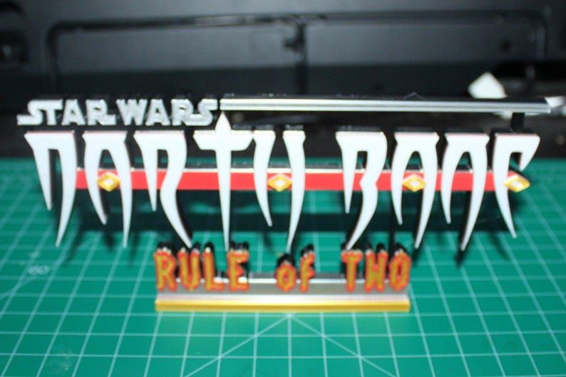 Darth Bane 3D Printed Logo Sign Wall Desk Shelf Art - Etsy Australia