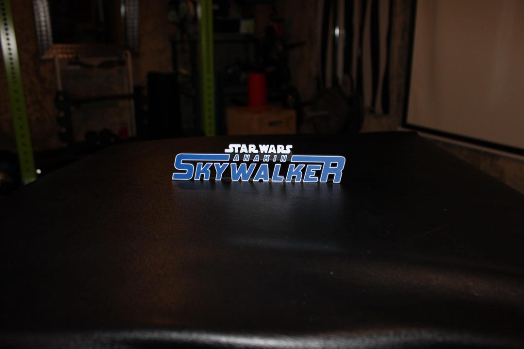 Anakin Skywalker 3D Printed Logo Sign Wall Desk Shelf Art - Etsy