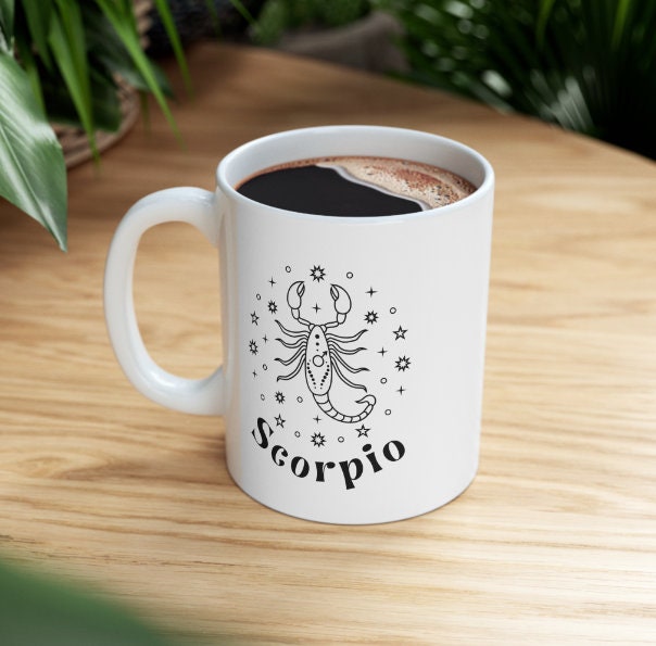 Personalized Zodiac Mug Custom Astrology Coffee Cup Horoscope Coffee ...
