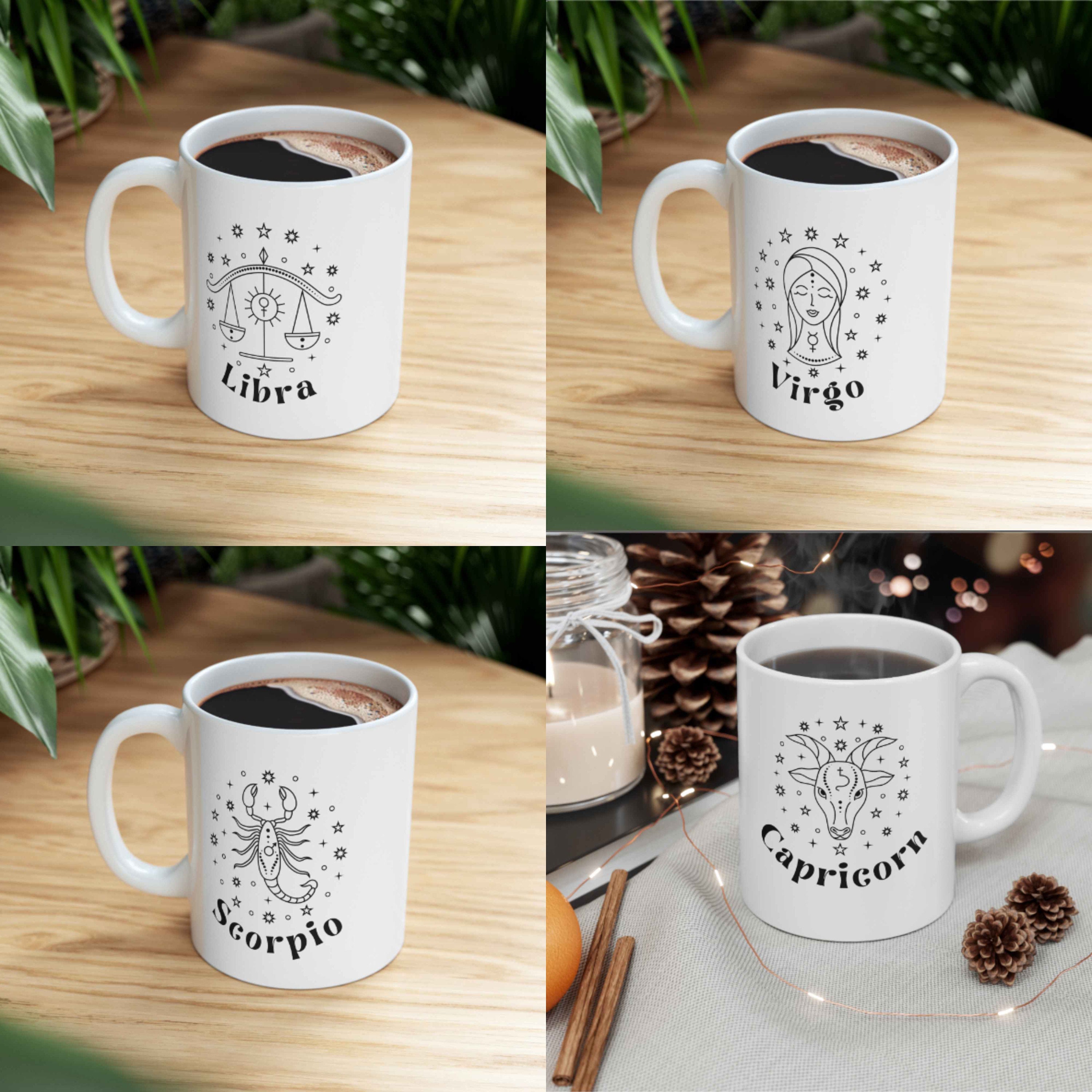 Personalized Zodiac Mug Custom Astrology Coffee Cup Horoscope Coffee ...