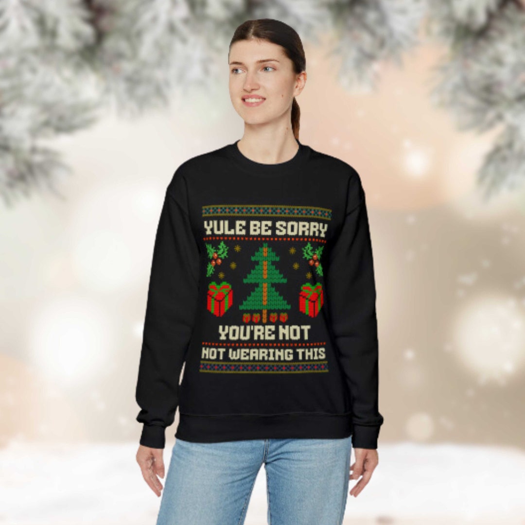 Yule Gifts, Unisex Ugly Christmas Sweater, Yule Crewneck Sweatshirt ...