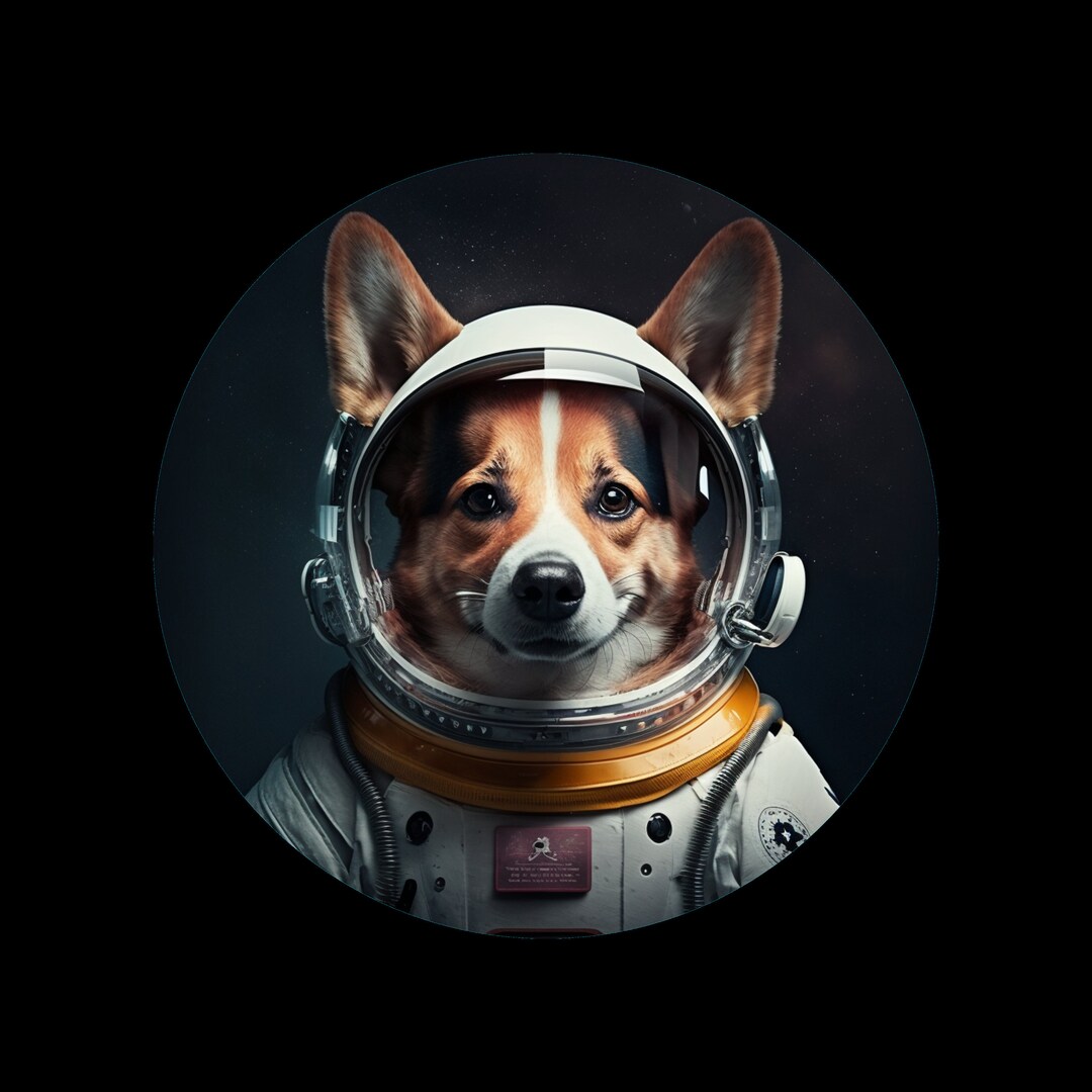 Space Pup - Cosmic Canine - Png File - Etsy