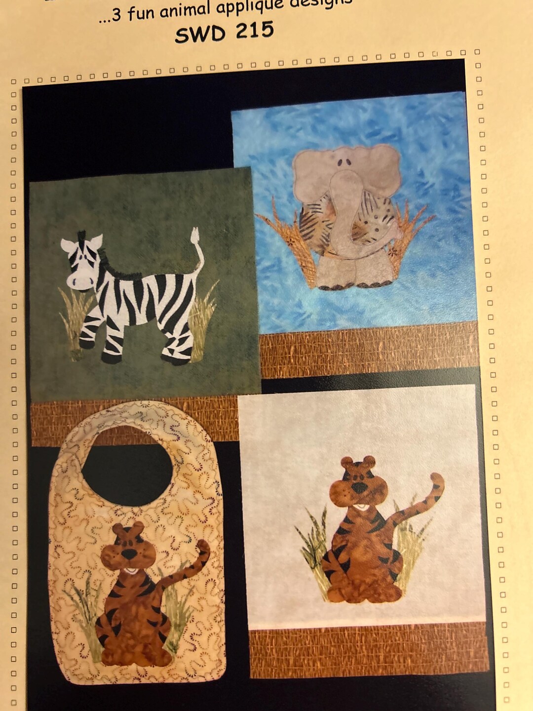 Jungle Animal Applique Designs - Etsy