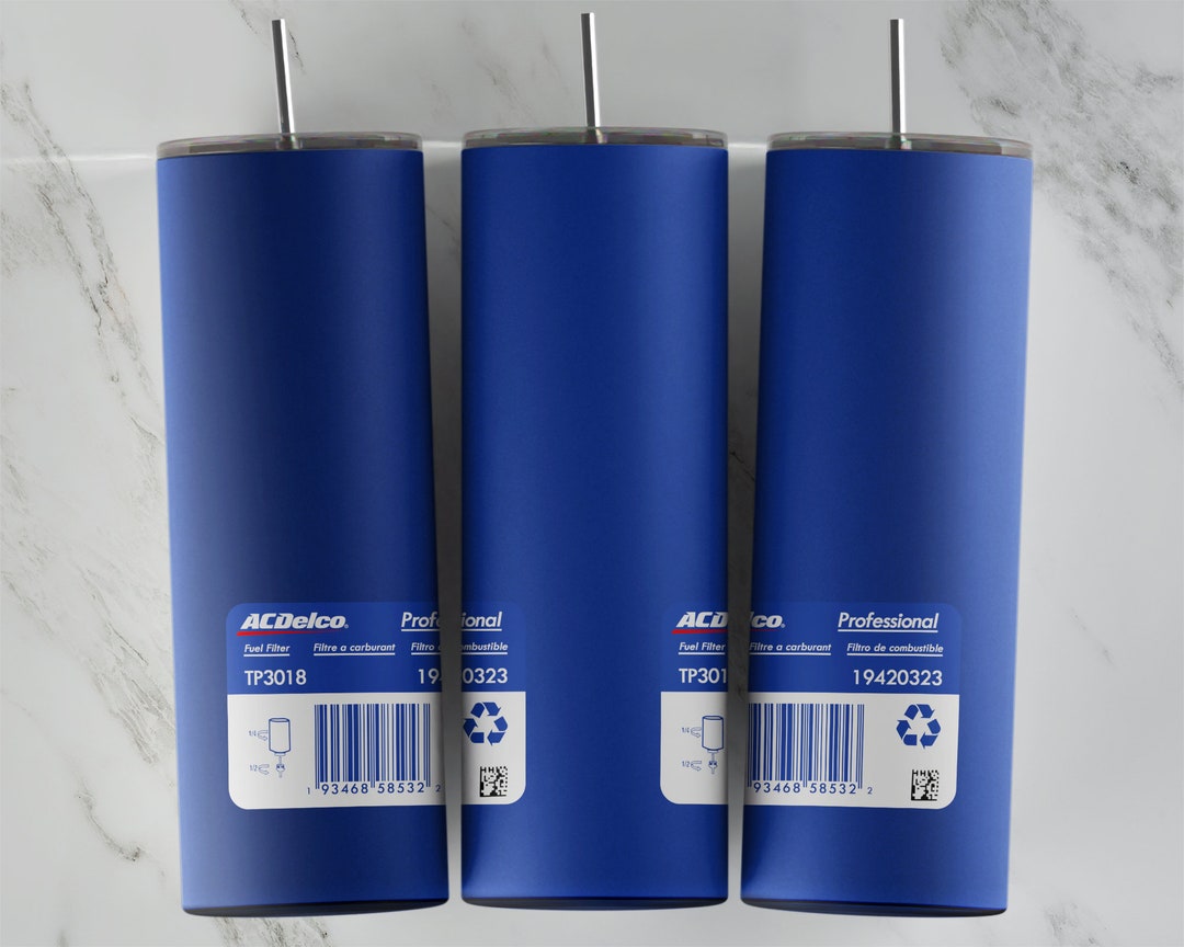 Delco Fuel Tumbler Design, 20 Oz Skinny Tumbler Design, Sublimation ...
