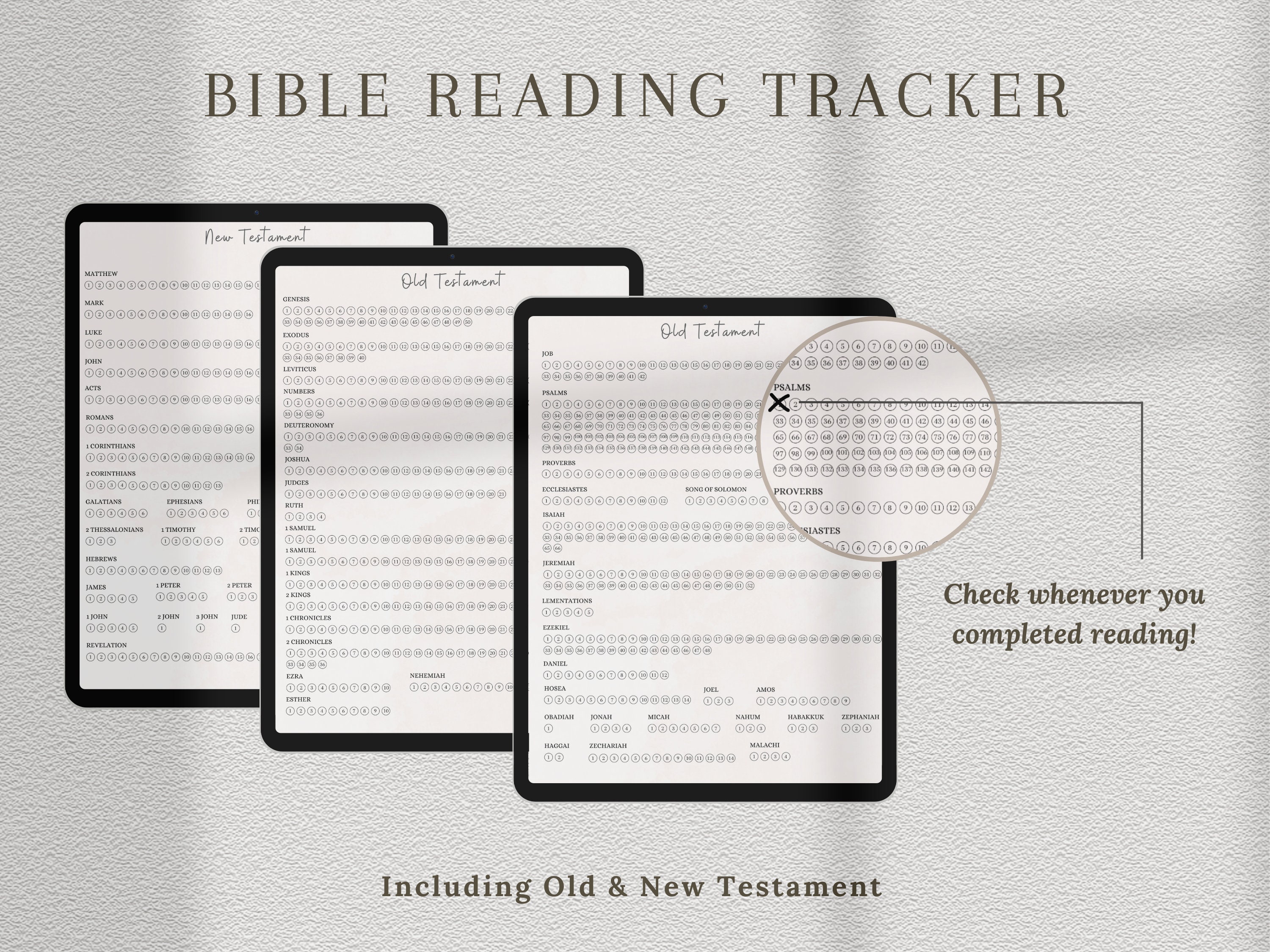 Bible Reading Tracker - Bible Reading Journal - Bible Study Template ...