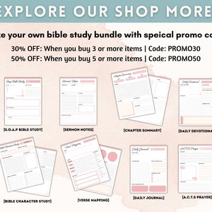 Bible Verse Mapping - Bible Printable Study Guide - Bible Study Bundle ...