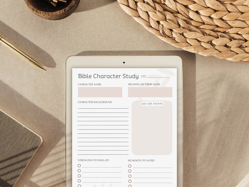 Bible Character Study, Bible Study Printable, Christian Character ...