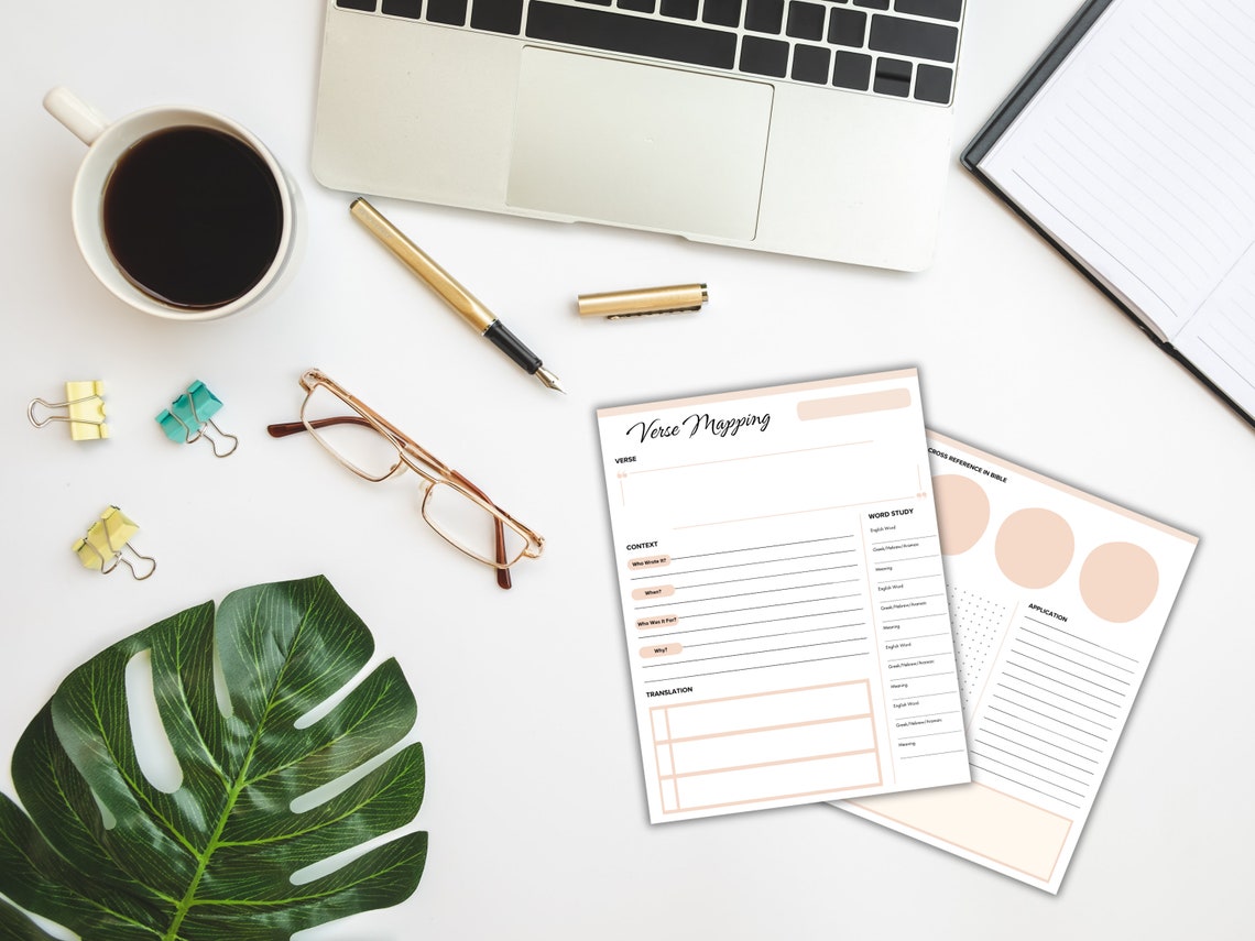 Bible Verse Mapping - Bible Printable Study Guide - Bible Study Bundle ...