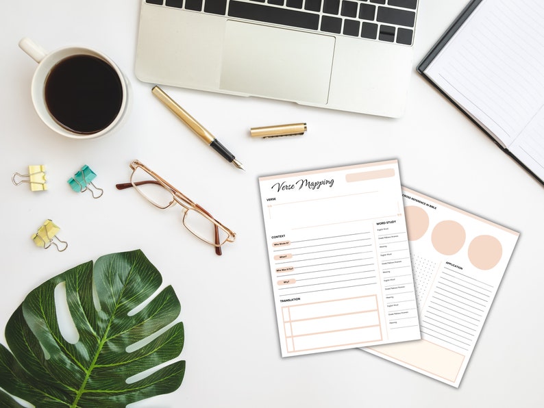 Bible Verse Mapping - Bible Printable Study Guide - Bible Study Bundle ...