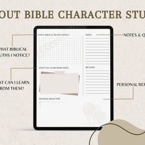 Bible Character Study, Bible Study Printable, Christian Character ...