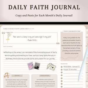 Digital Journaling Bible | KJV Bible | Bible Study for Goodnotes ...