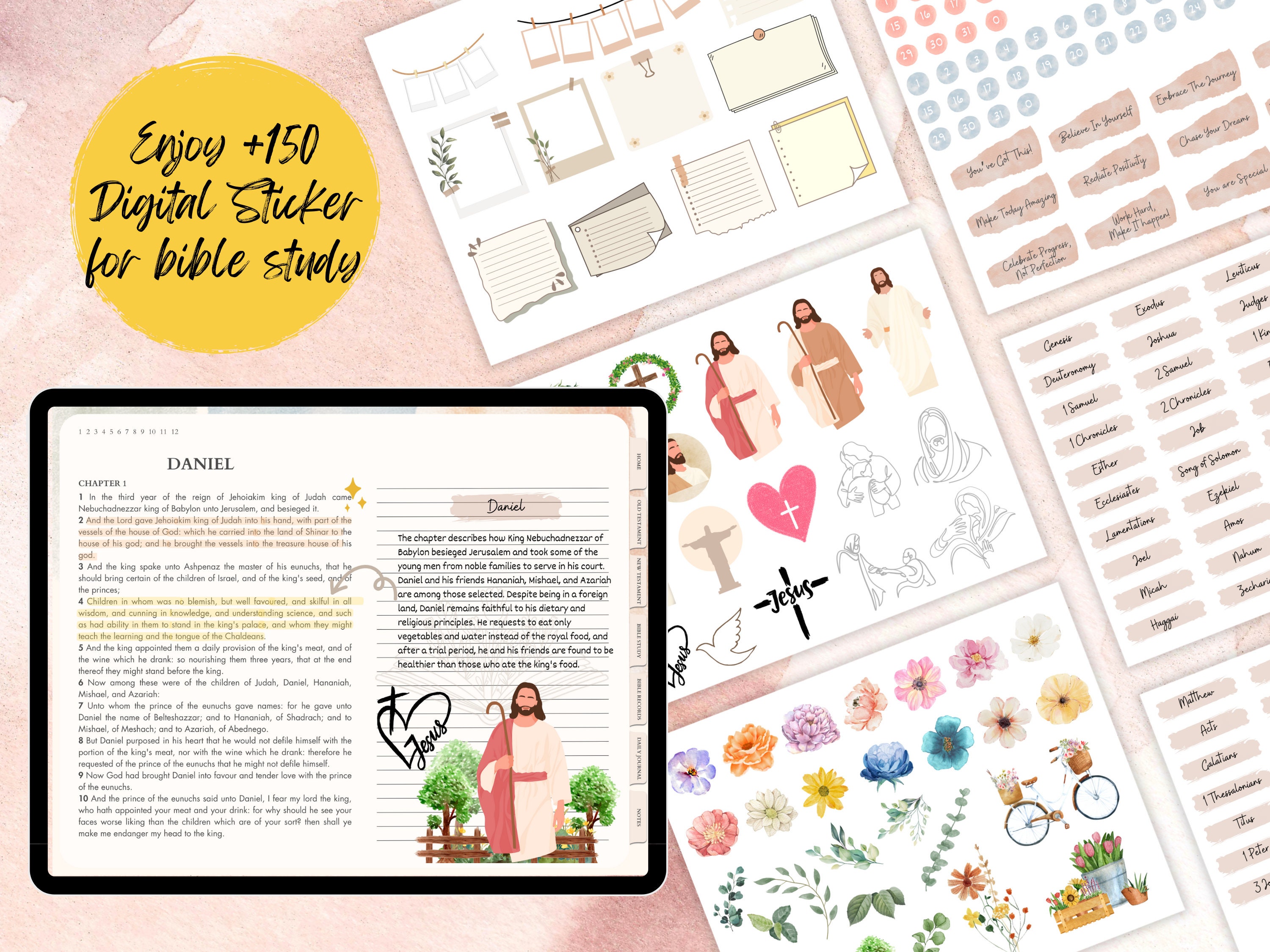 Digital Journaling Bible | KJV Bible | Bible Study for Goodnotes ...