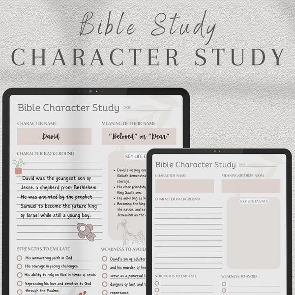 Bible Character - Etsy