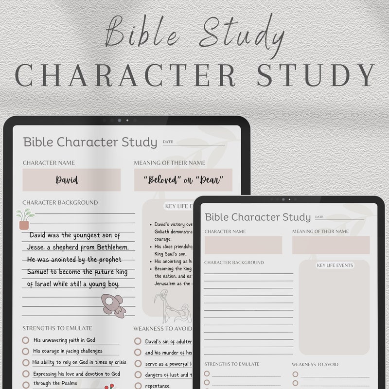 Bible Characters - Etsy