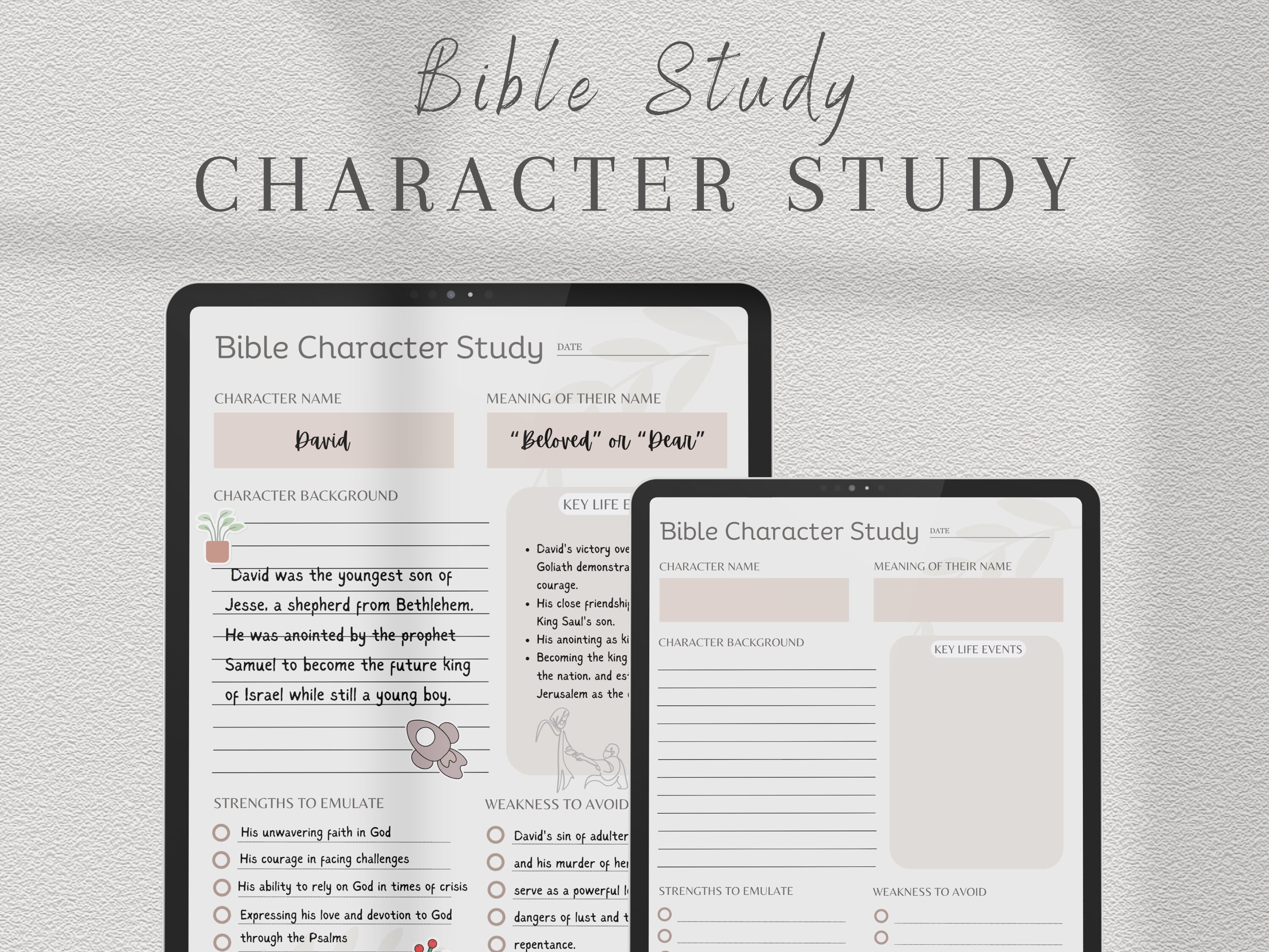 Bible Character Study, Bible Study Printable, Christian Character ...