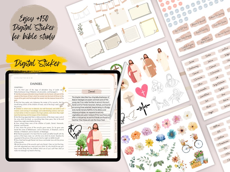 Digital Journaling Bible | KJV Bible | Bible Study for Goodnotes ...