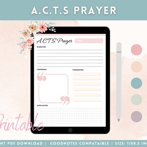 Bible Study Bundle, 8 Templates Digital Bible Study, Faith Journal ...