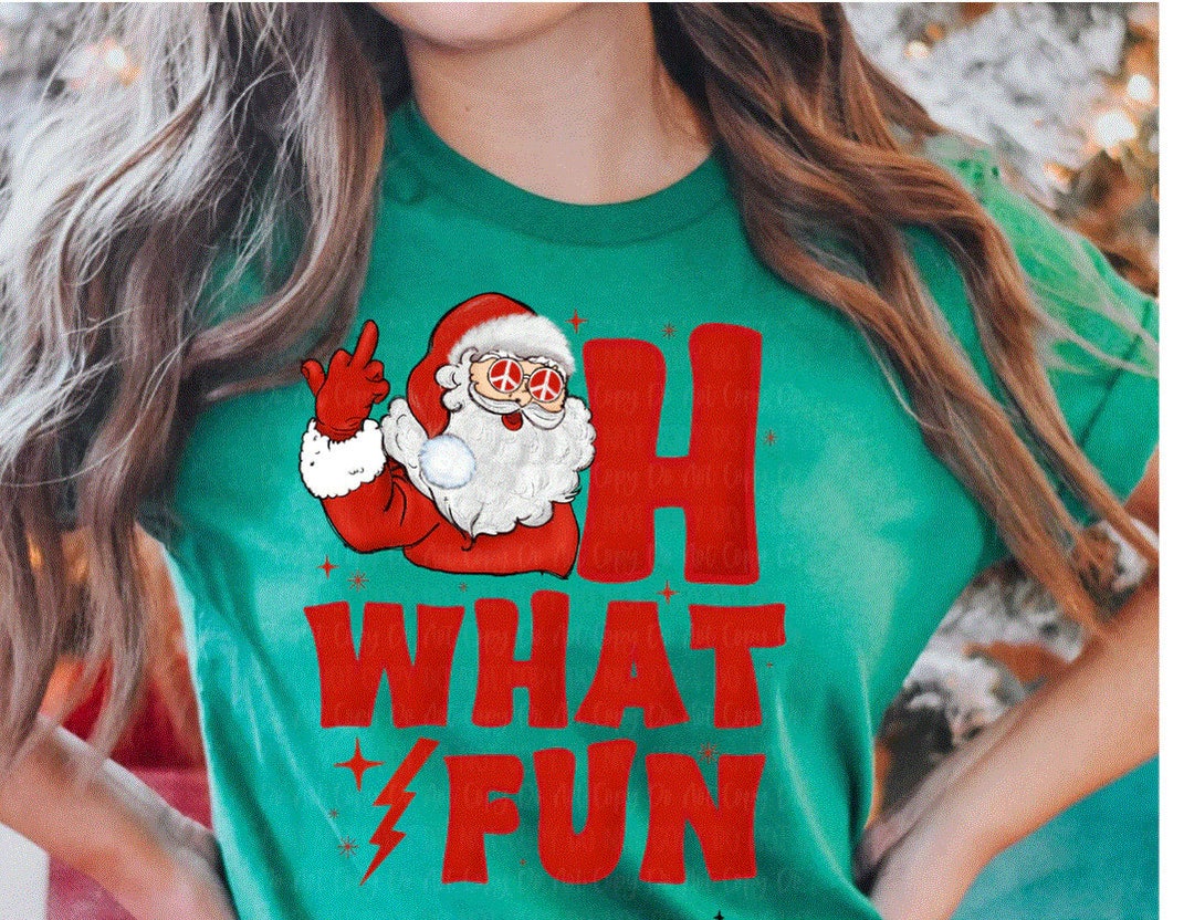 Oh What Fun (santa) - Etsy