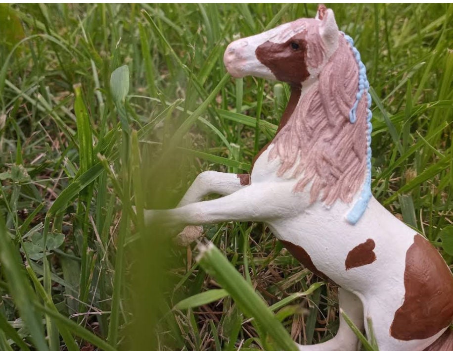 CUSTOM Schleich Horse mare Paint Horse - Etsy