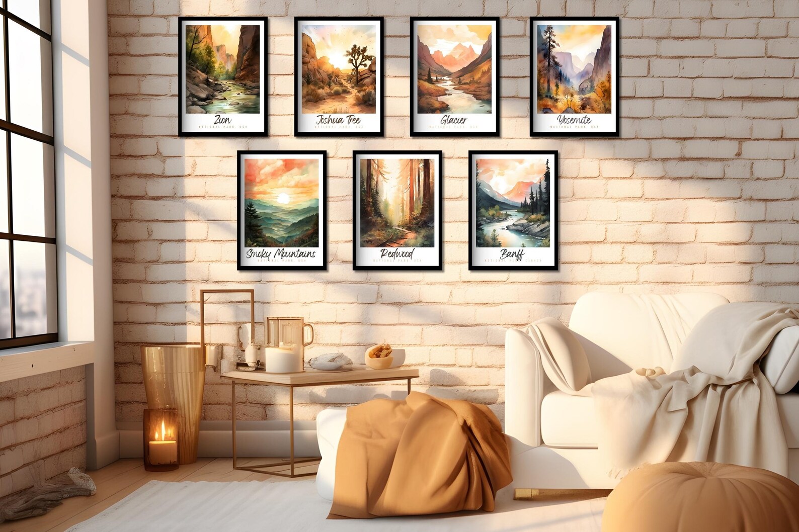 Peak District National Park Watercolor Travel Poster Peak District Wall ...