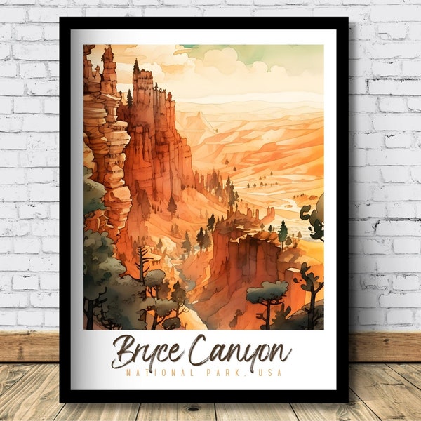 Bryce Canyon Poster - Etsy