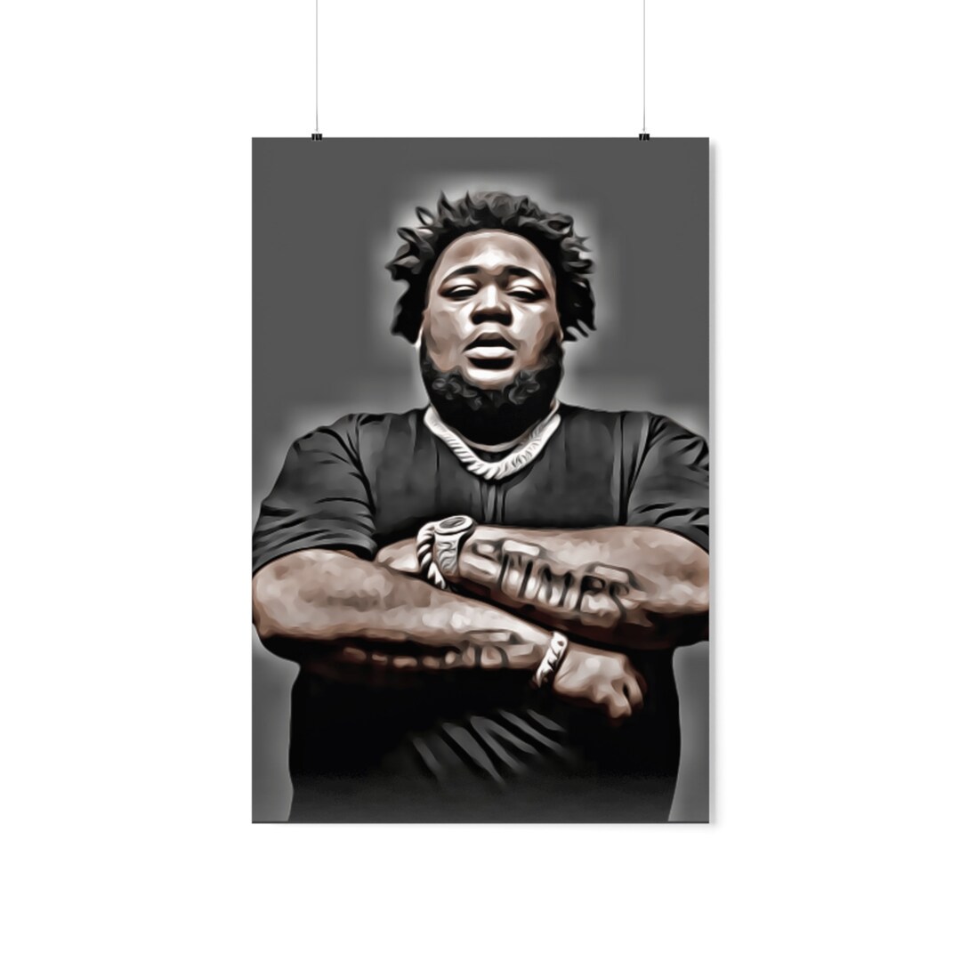 Rod Wave Premium Matte Posters Graphic Novel, Rod Wave Fan Gift, Rap ...