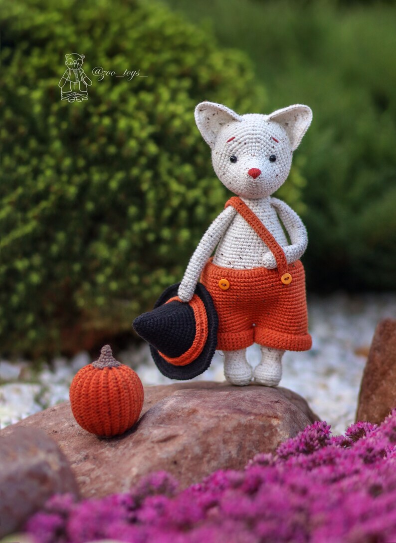 Crochet Pattern Fox Halloween. Amigurumi Animals. White Fox. - Etsy