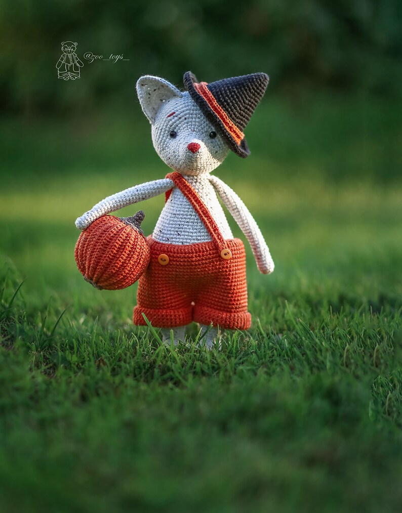 Crochet Pattern Fox Halloween. Amigurumi Animals. White Fox. - Etsy