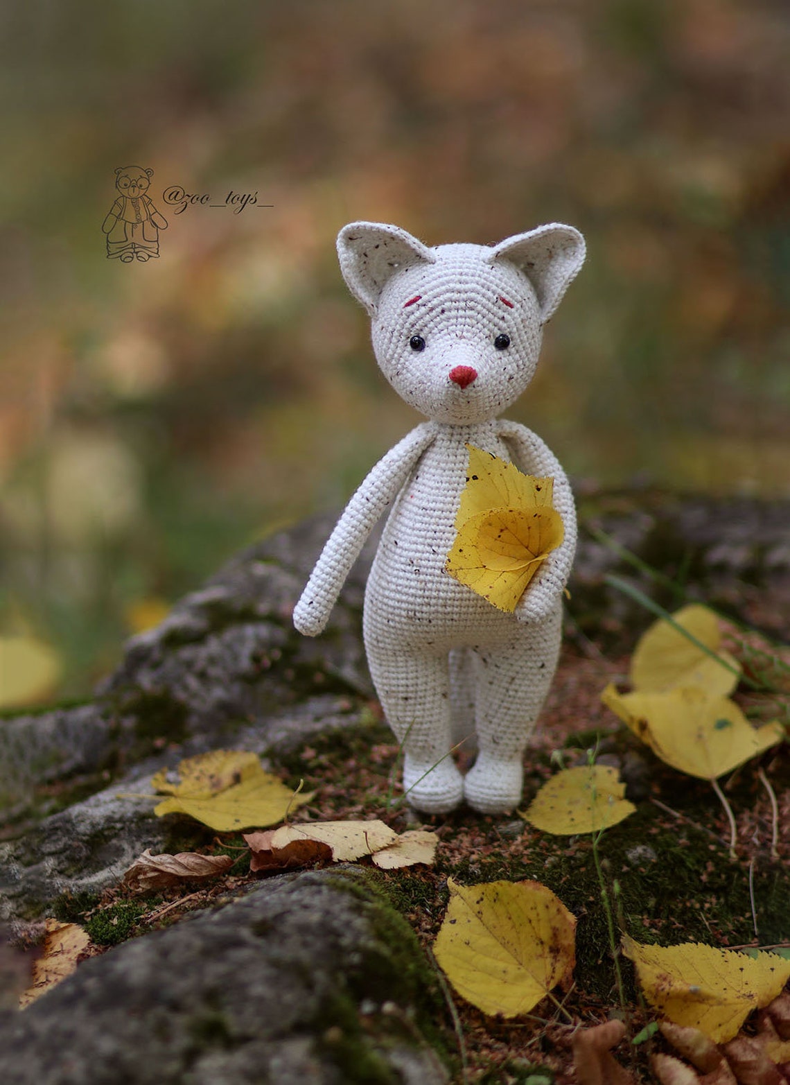 Crochet Pattern Fox Halloween. Amigurumi Animals. White Fox. - Etsy