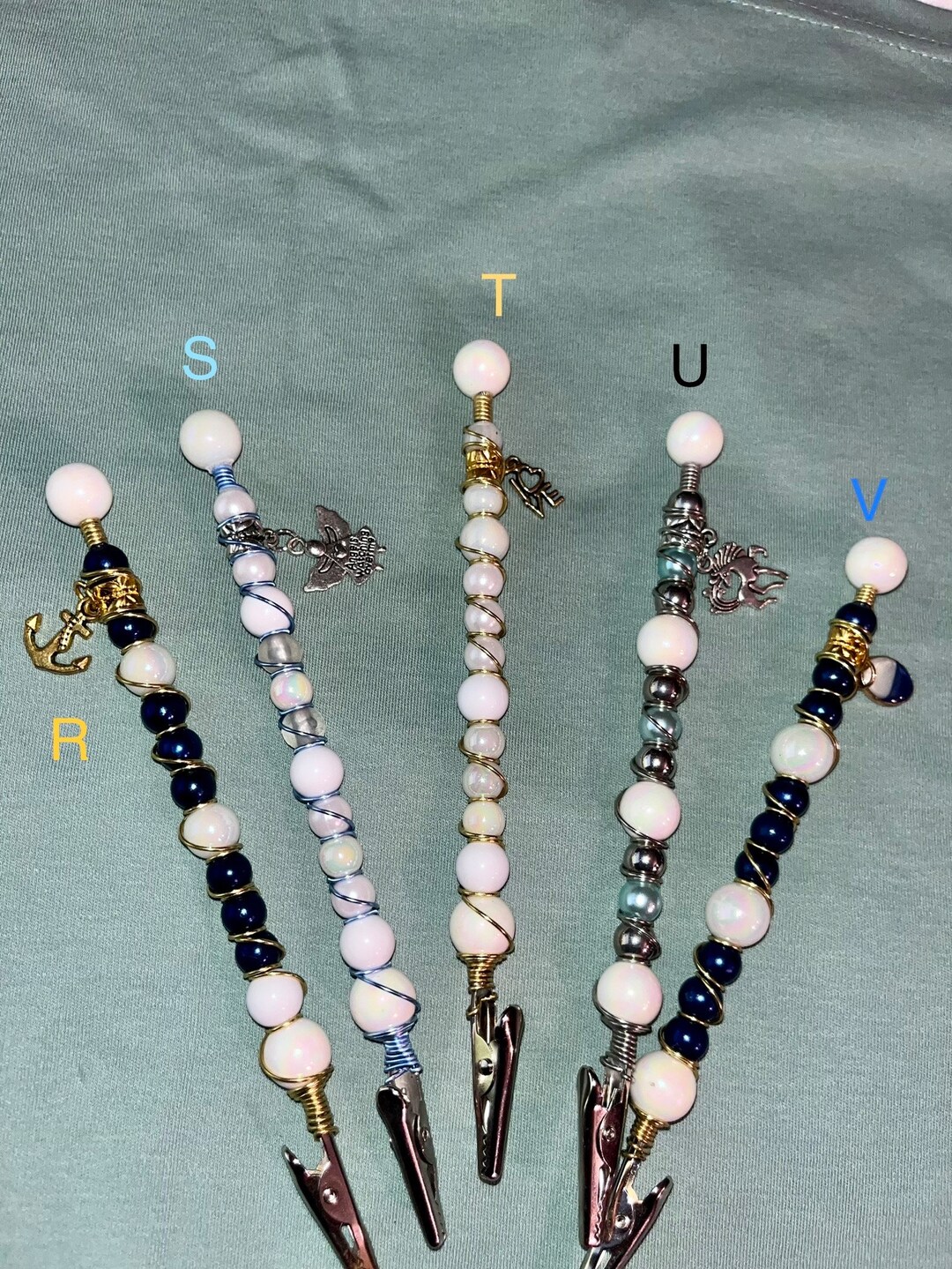 Our Deluxe/ Credit Card Clips/ Are Made With Premium or Gemstone Beads ...