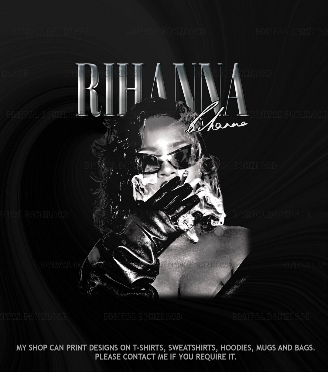 Rihanna PNG, Rihanna Png Digital Download File Sublimation, Svg File ...