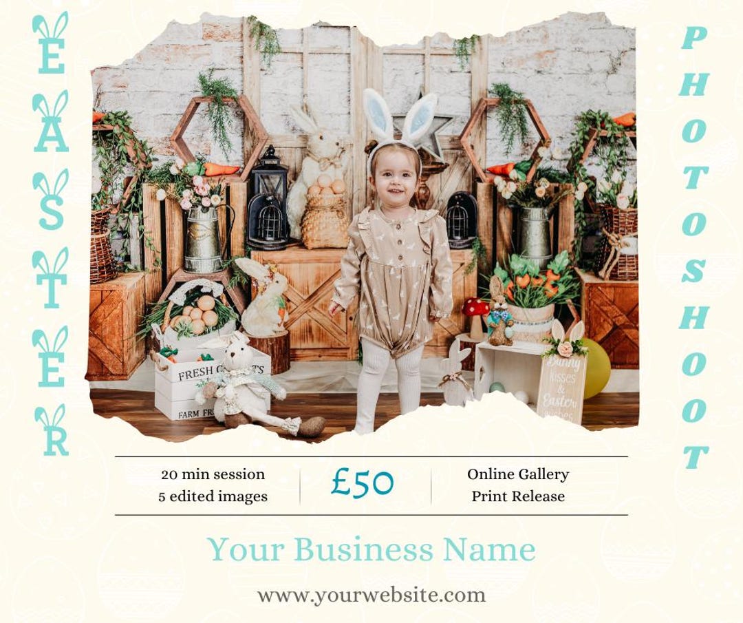 Easter Mini Session, Easter Mini Sessions Template, Easter Minis ...