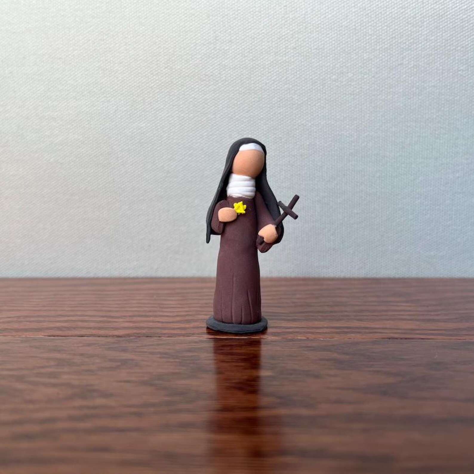 Mini St Edith Stein Clay Figurine, St Teresa Benedicta of the Cross ...
