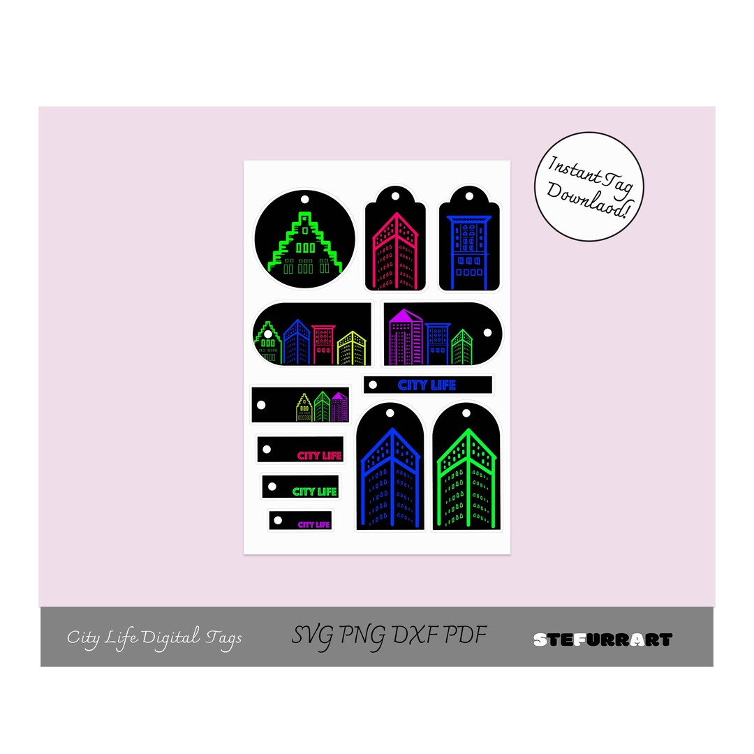 New York, Unique, Gift Tags, SVG, PNG, DXF, Gift, Tag, Tags, Svg Files ...