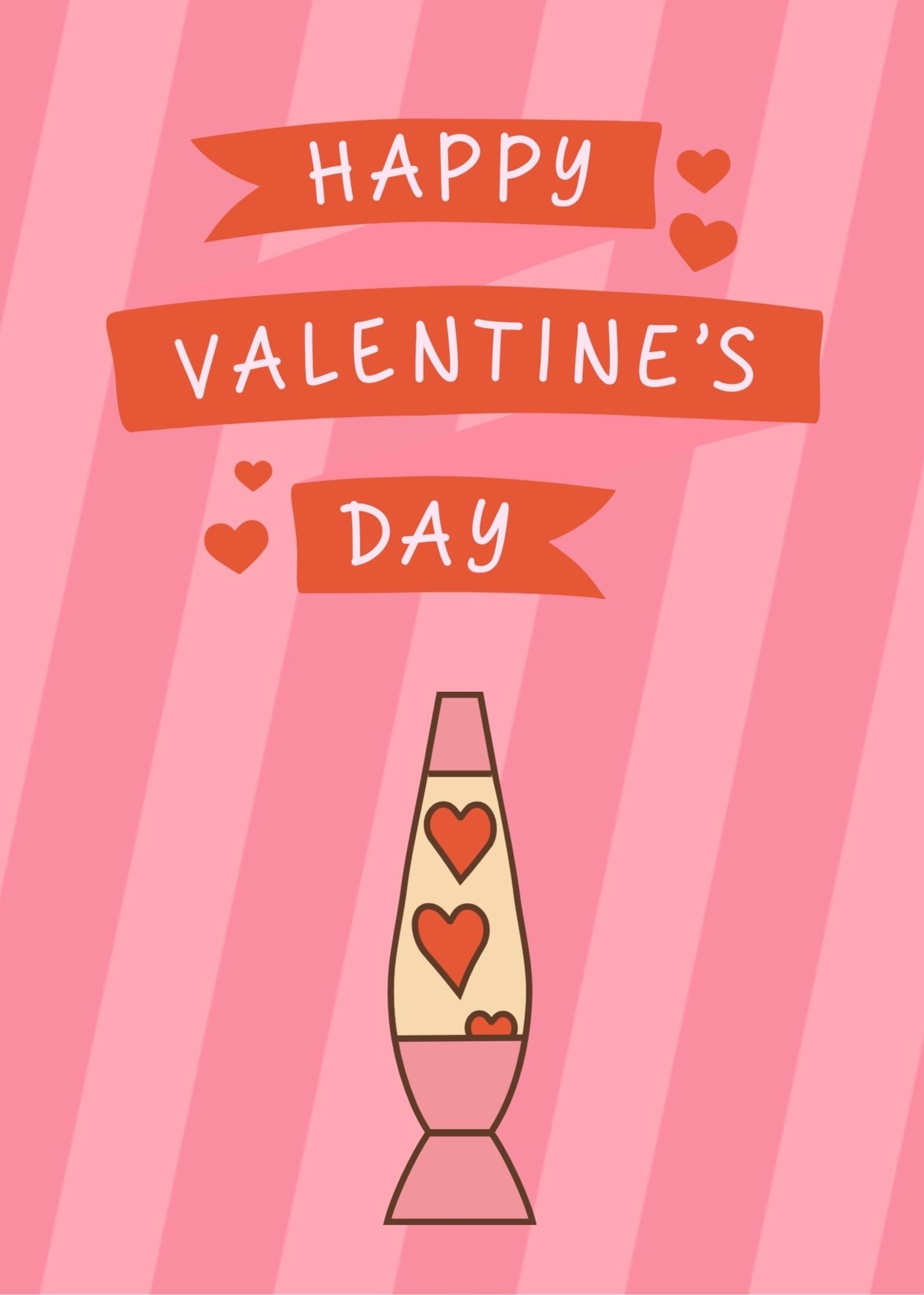 Lava Lamp Valentines Print, Galentine's Day, Galentine's Printable ...