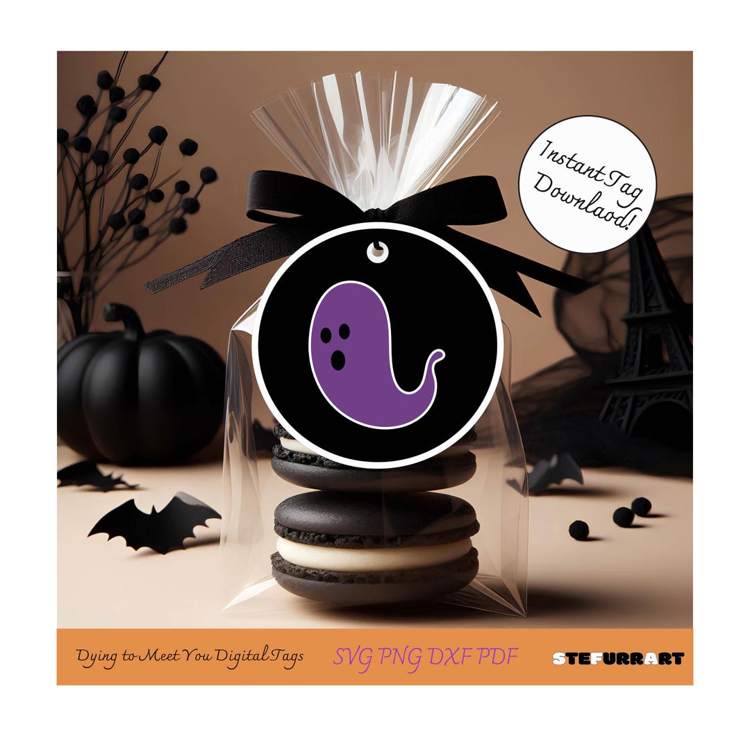 Ghost, Gift Tags, Halloween Gift Tags, Coffin, Gift Tags, SVG ...